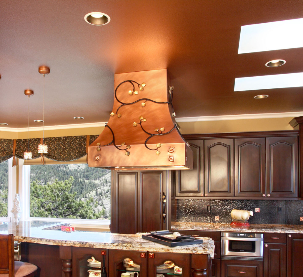 Copper Stem Hood - Living Design Studios
